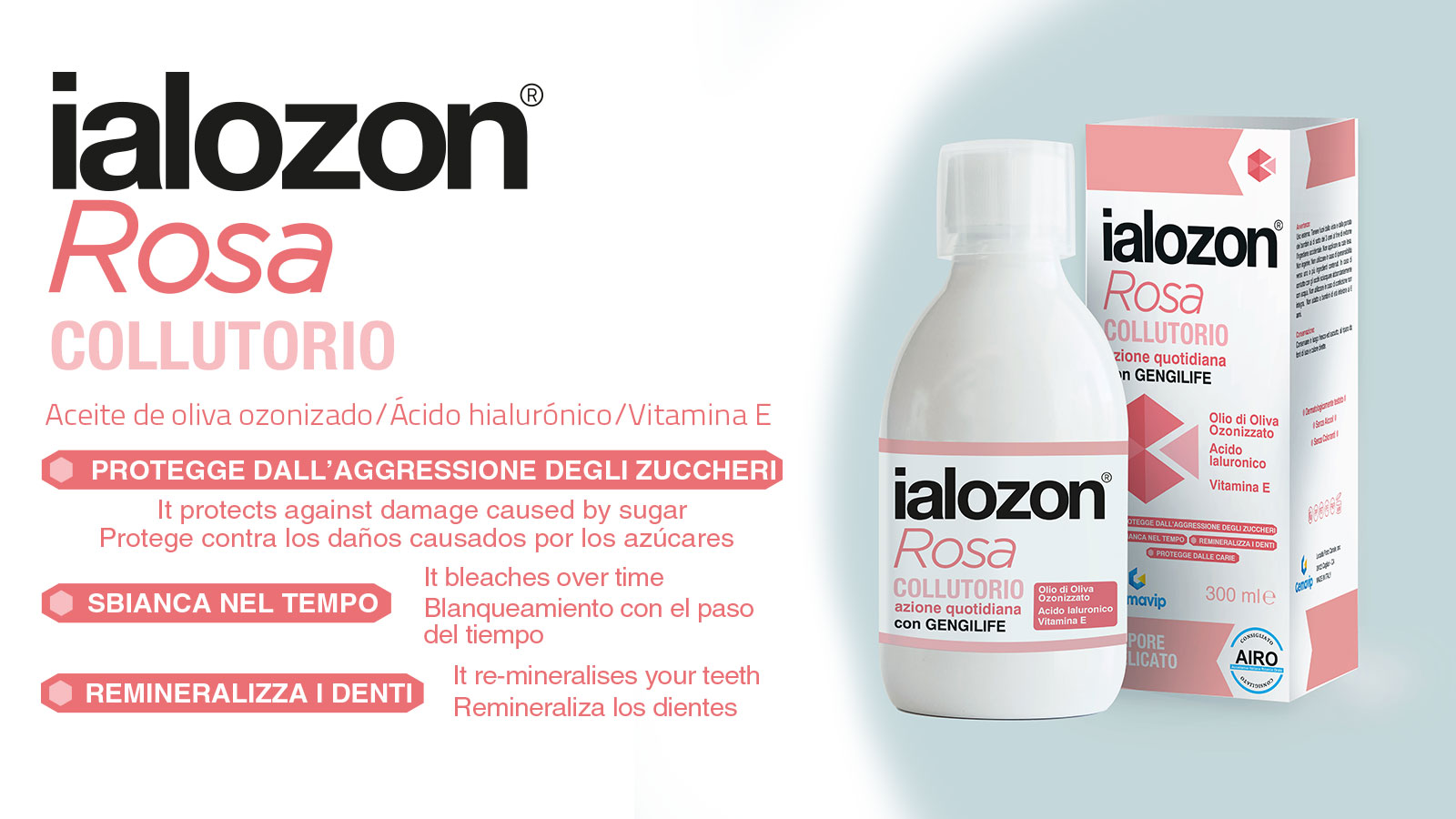 Ialozon Rosa 300 ml Collutorio - Dentop
