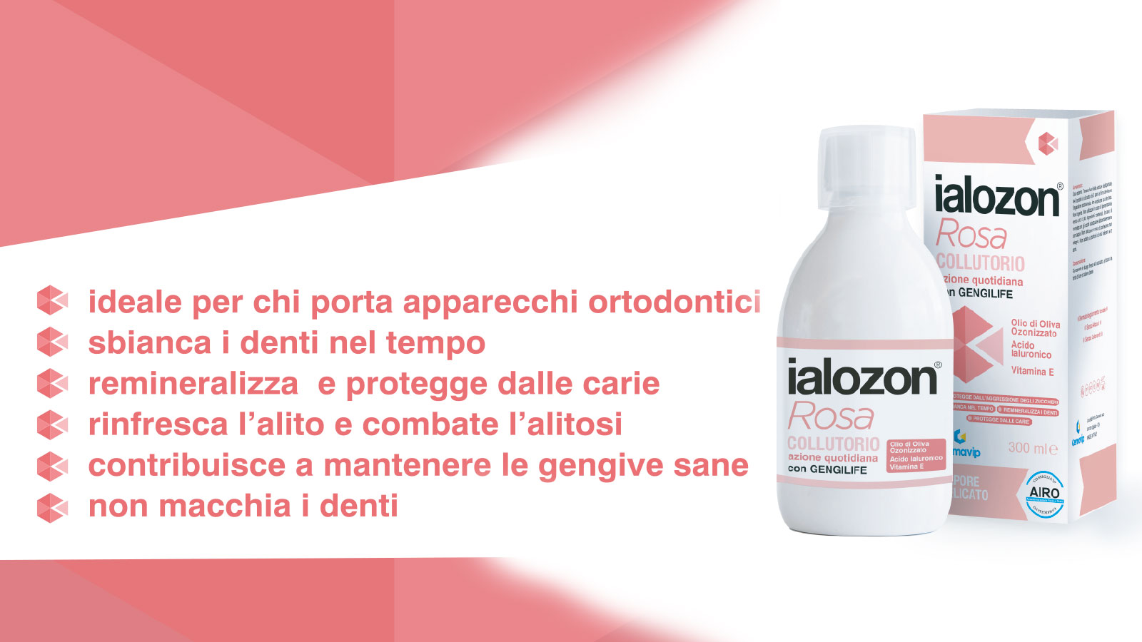 Ialozon Rosa 300 ml Collutorio - Dentop